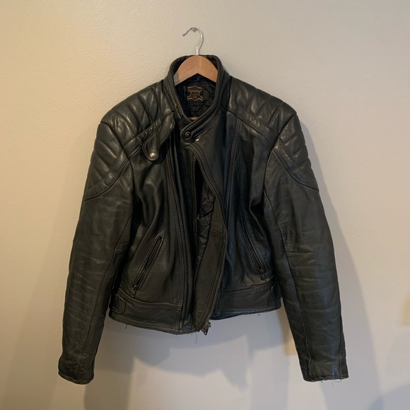 Jackets & Coats | 199s Echtes Leder 54 Leather Biker Jacket | Poshmark